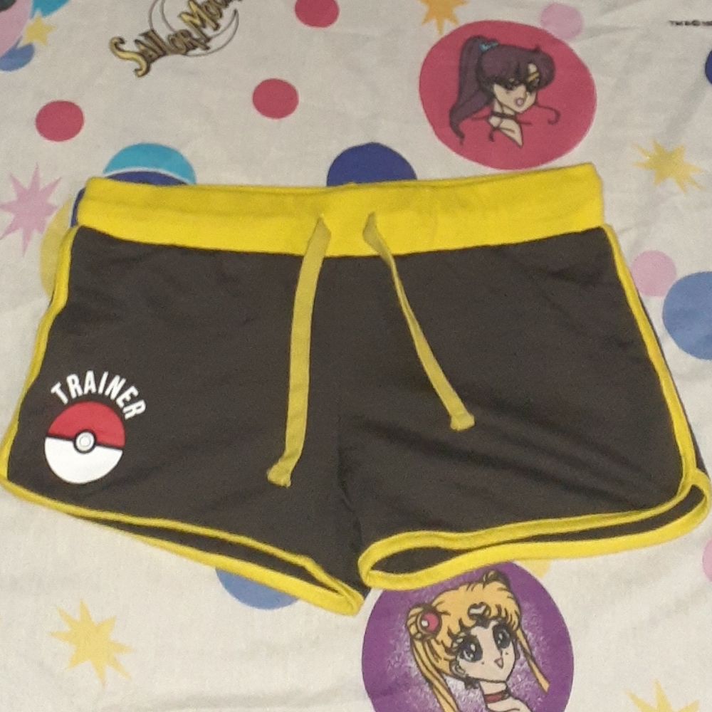 2019 Pokemon Trainer Shorts Pokeball Pikachu - Gem
